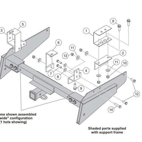 Western Plow Part #67925 - VEH MOUNT GM GMT800 25 99