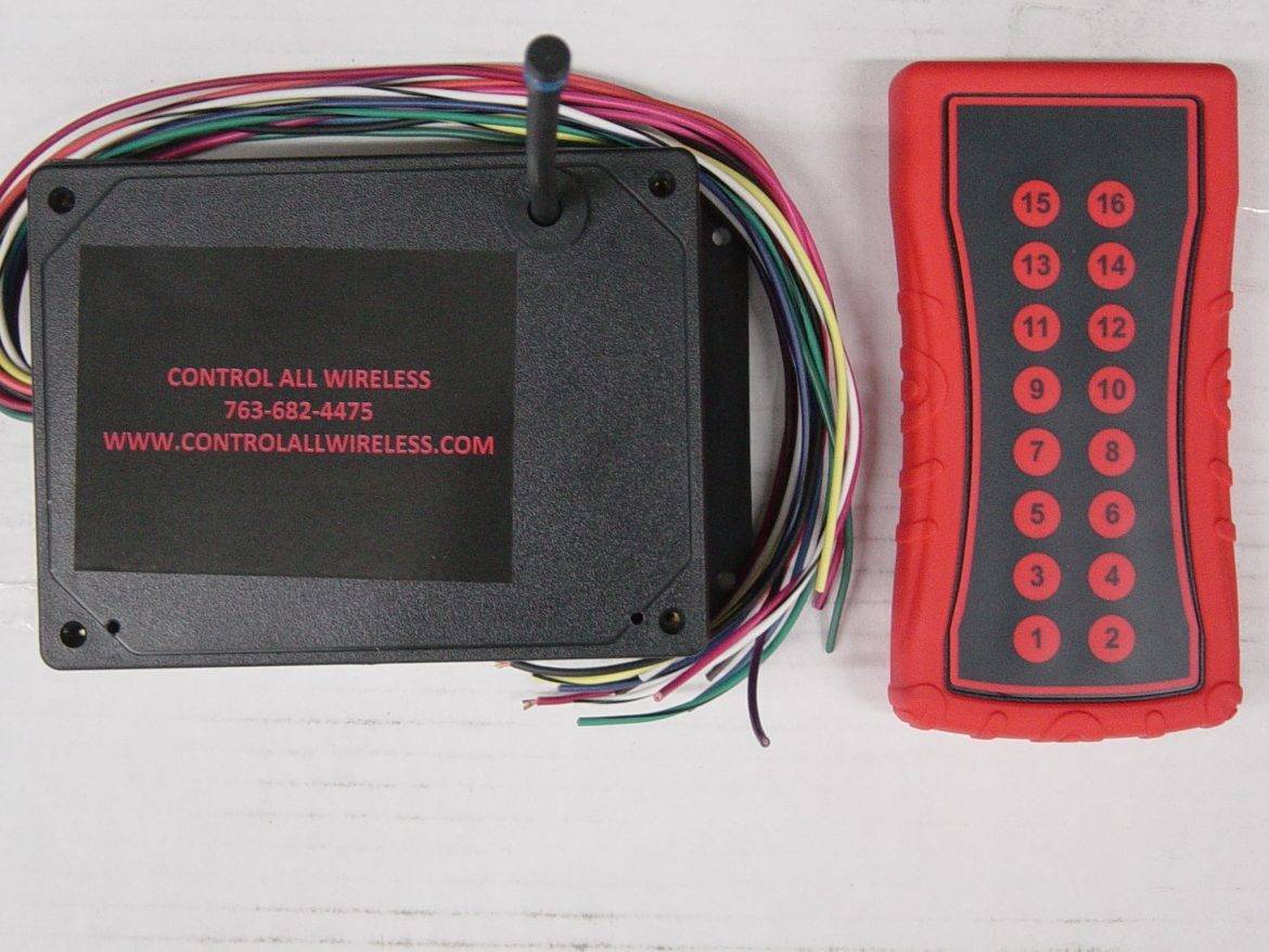 Tow Truck Wireless Remote Controller Transmitter & Receiver Conversion Kit