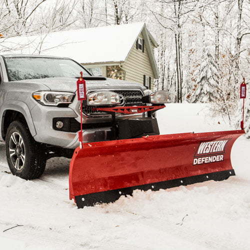 Western Defender Compact Snow Plow - Personal Plow For Small Vehicles