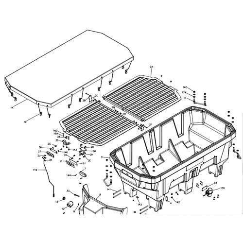 Boss VBX Hopper Spreader Main Assembly | SnowplowsPlus