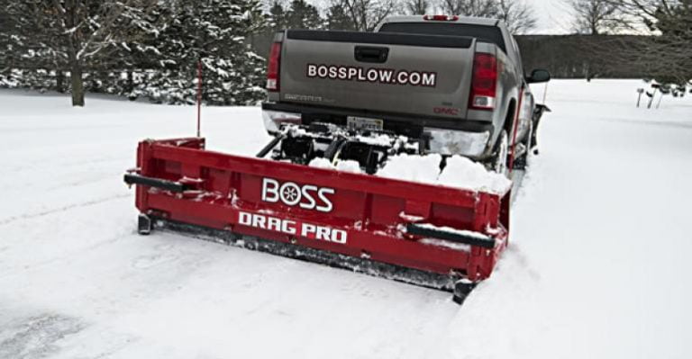 Boss Drag Pro Plow Rear Mounted Back Drag Plow