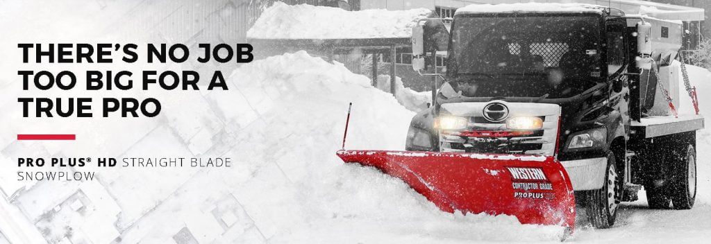 Western Pro Plus HD Straight Blade 10' Snow Plow