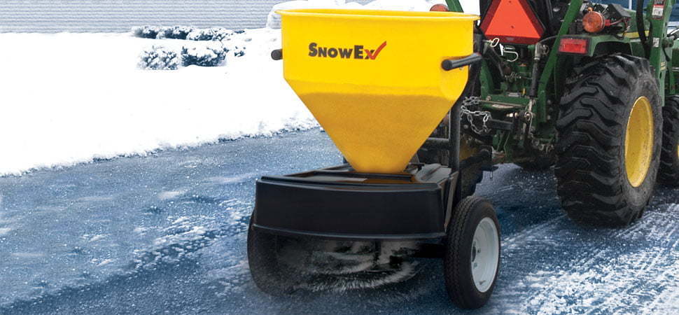 SnowEx Ground Drive Spreader Tow Behind Salt Spreader