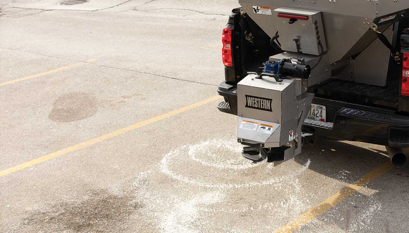 Western Marauder Stainless Steel Hopper Spreader - SnowplowsPlus