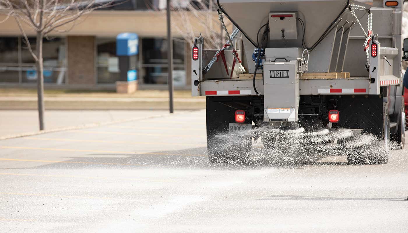 Western Marauder Stainless Steel Hopper Spreader - SnowplowsPlus
